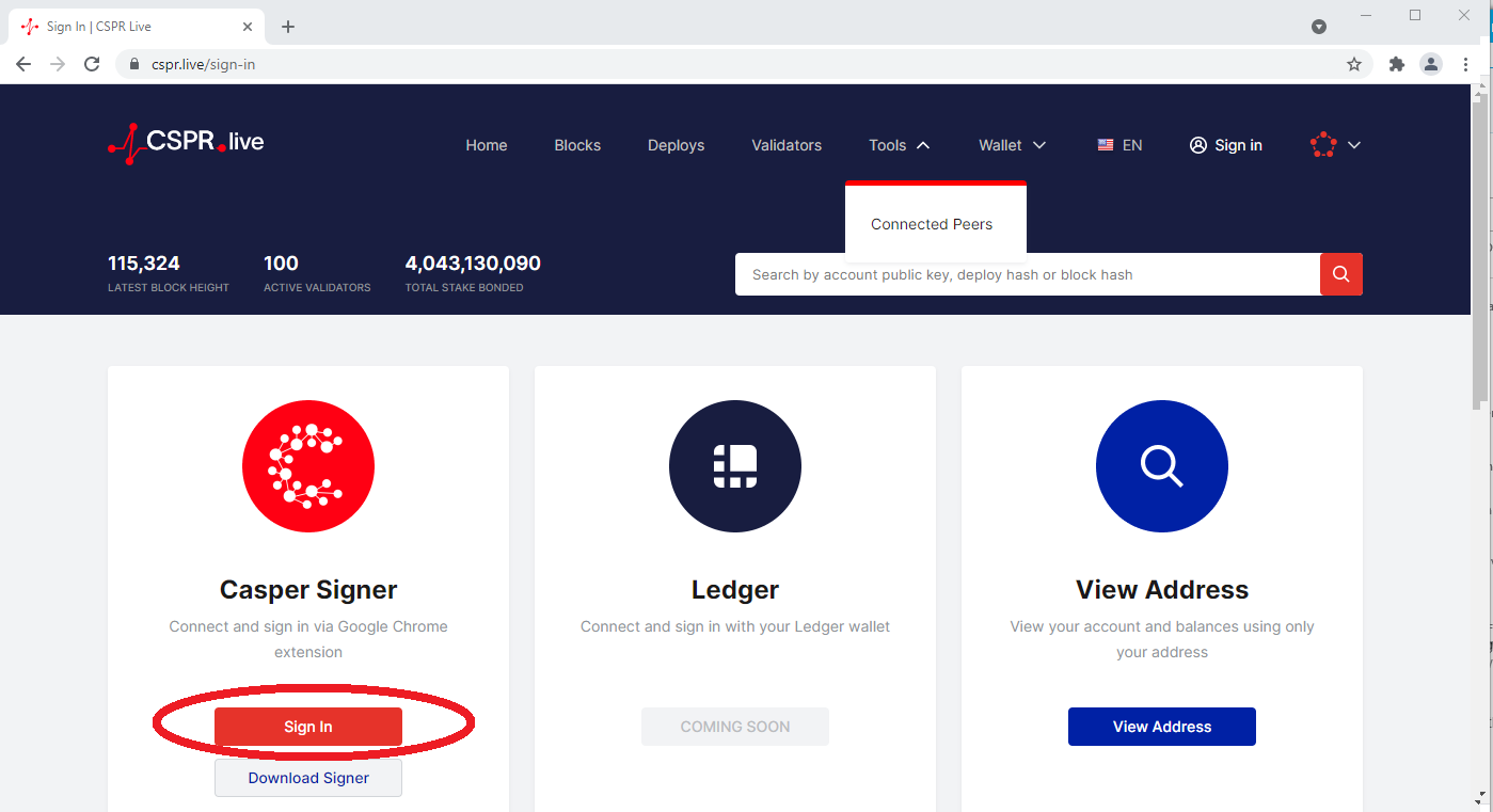 How To Stake - CSPR Ghost Staking